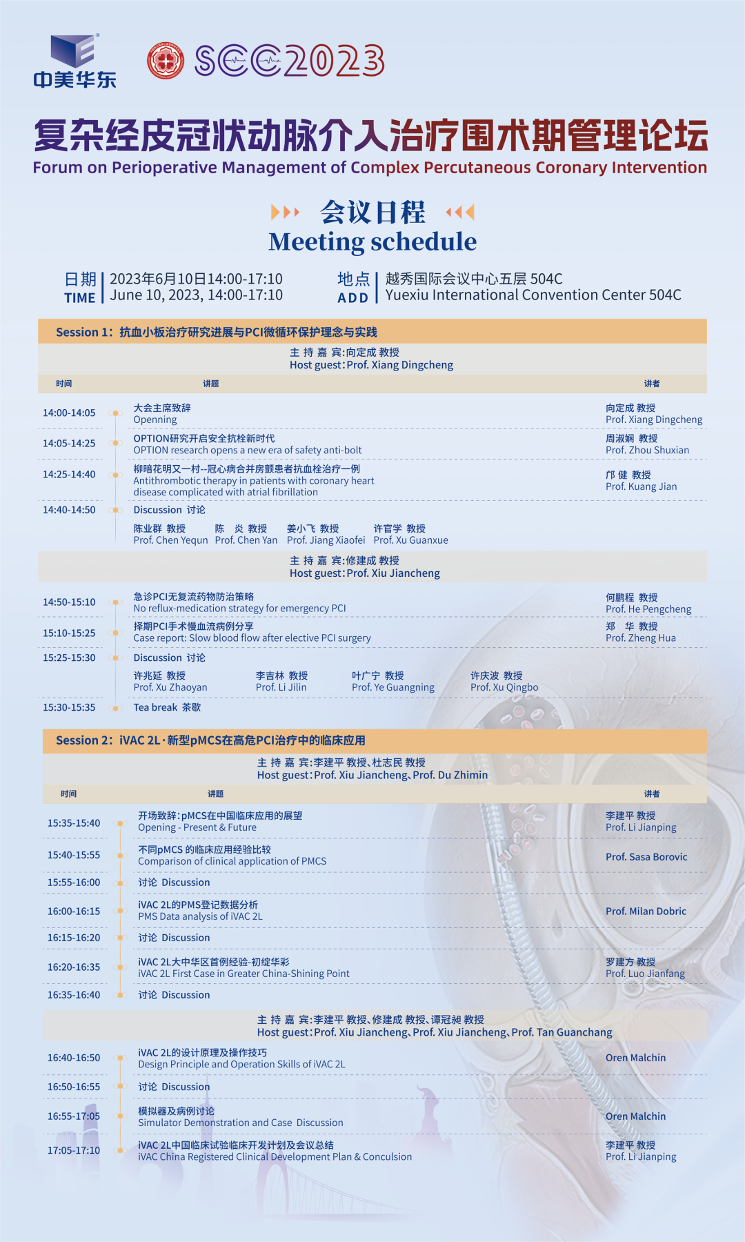 SCC 2023丨复杂PCI围术期管理论坛打开新格局，绽放新突破-医谱